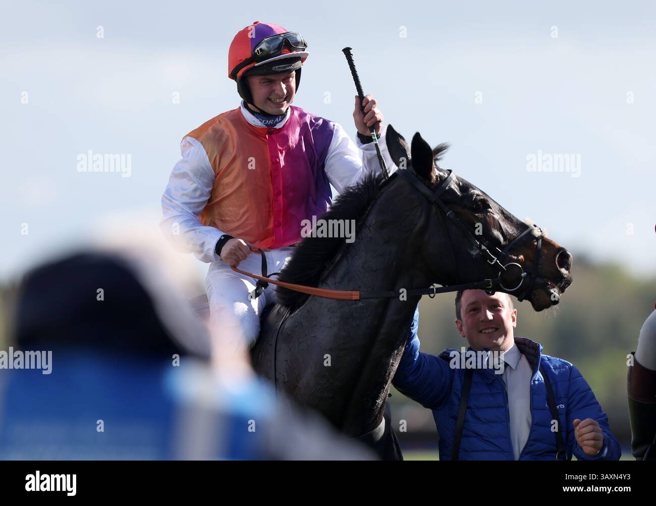Jockey Sean Bowen after riding Haiti Couleurs to victory in the ...