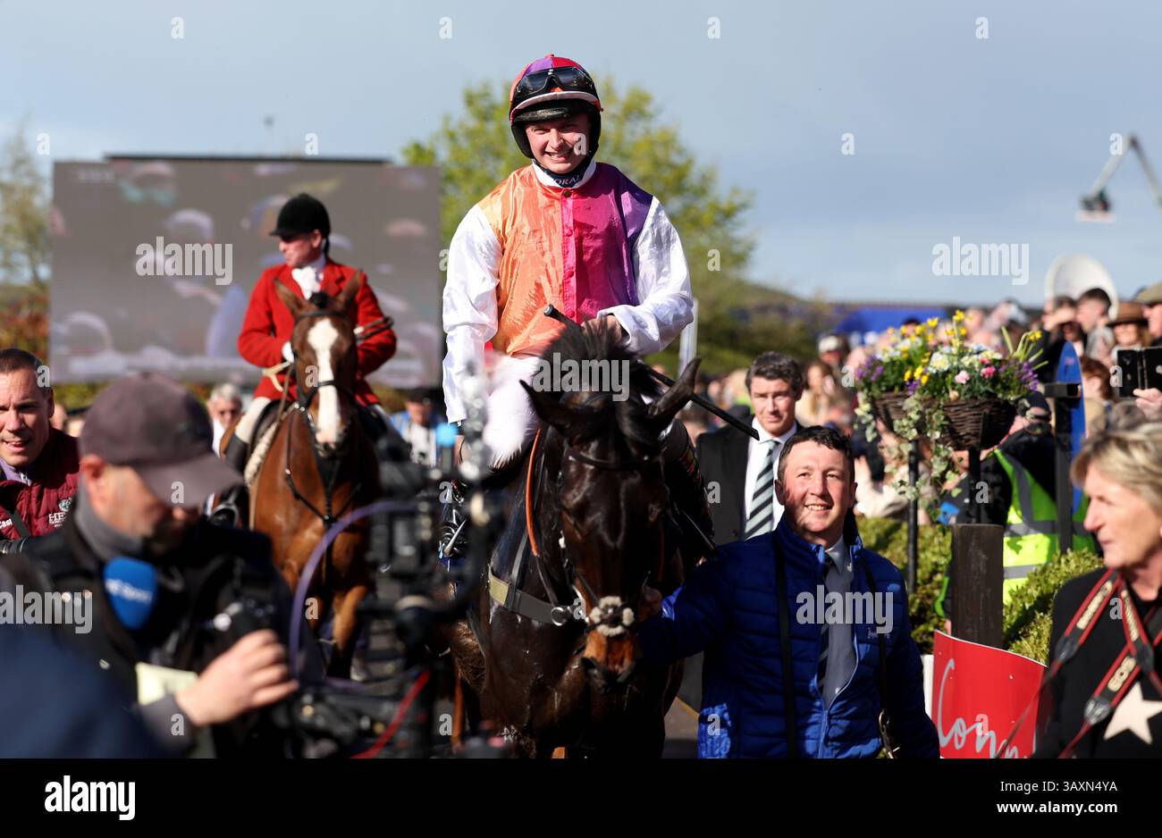 Jockey Sean Bowen after riding Haiti Couleurs to victory in the ...