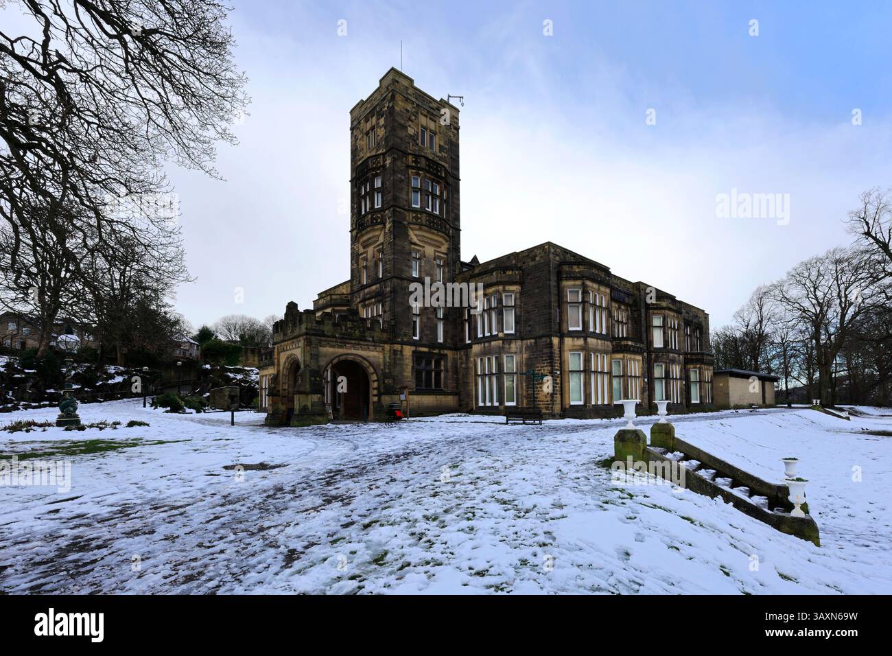 The Cliffe Castle Museum, Cliffe Castle Park, Keighley town, Yorkshire ...