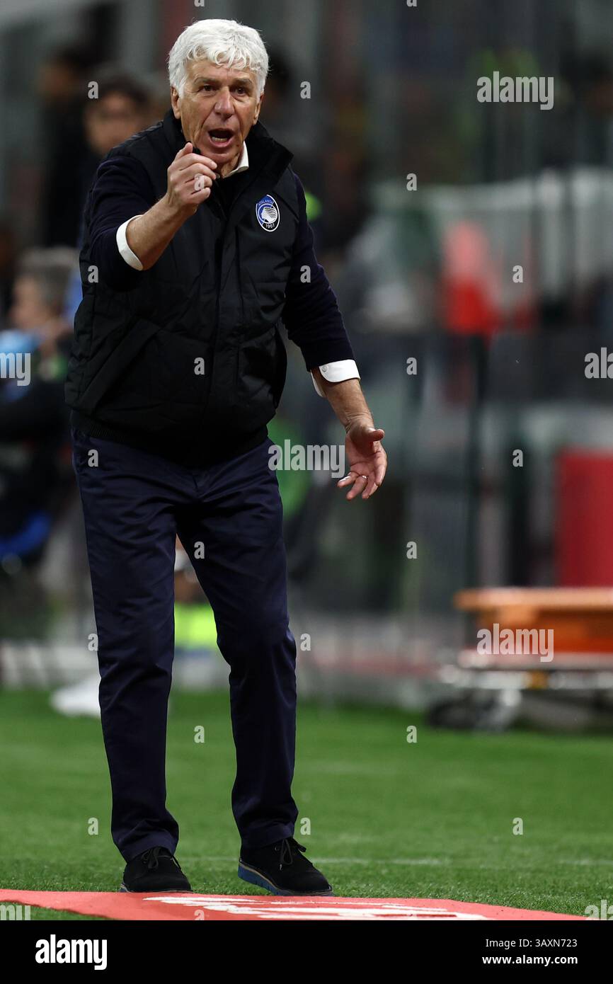 Milano, Italy. 20th Apr, 2025. Gianpiero Gasperini, head coach of ...