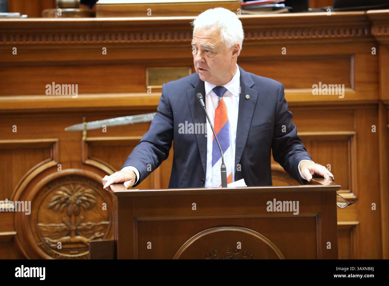 South Carolina Sen. Larry Grooms, R-Bonneau, speaks at the beginning of ...