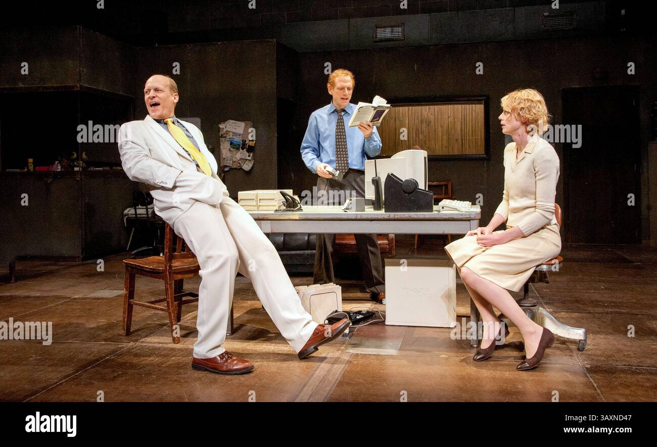 l-r: Jim Fletcher (Jim), Scott Shepherd (Nick), Lucy Taylor (Daisy) in ...