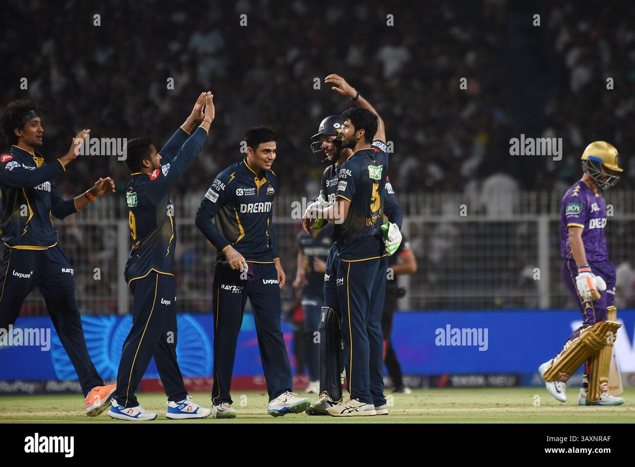 Kolkata, India. 21st Apr, 2025. Kolkata Knight Riders' captain Ajinkya ...