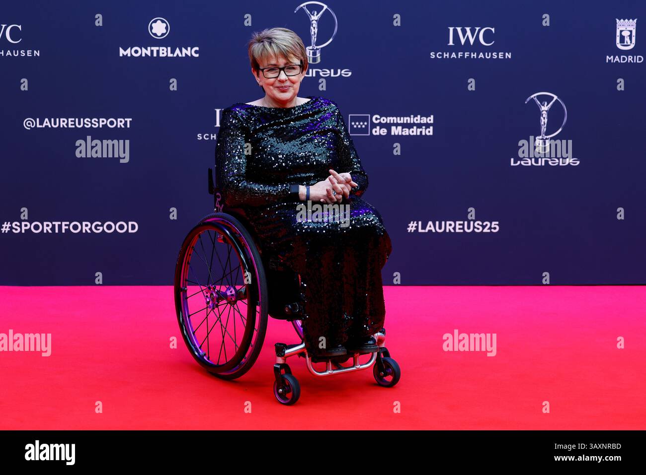 Tanni Grey-Thompson poses during the Laureus World Sports Awards Madrid ...