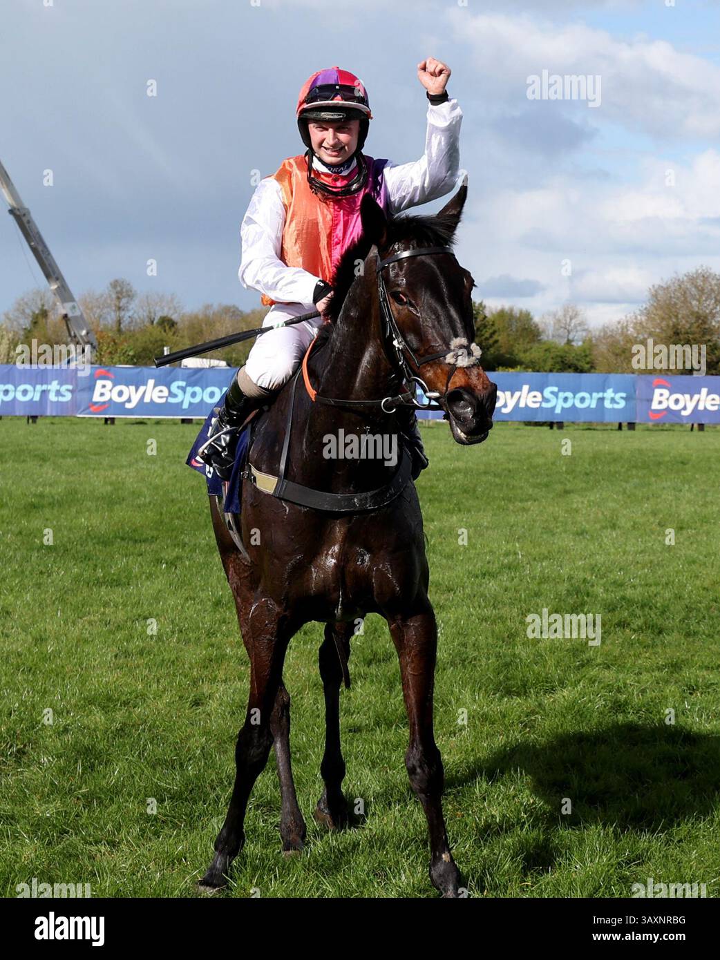 Jockey Sean Bowen after riding Haiti Couleurs to victory in the ...