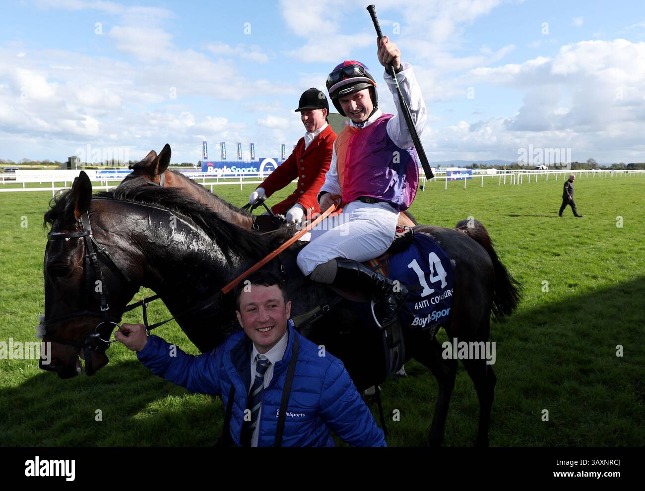 Jockey Sean Bowen after riding Haiti Couleurs to victory in the ...