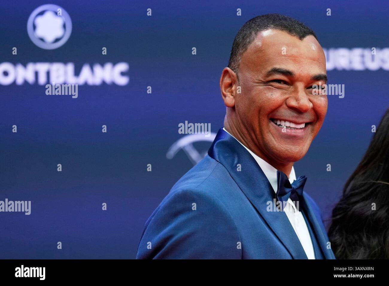 Former Brazilian football player Cafu pose during the 2025 Laureus ...