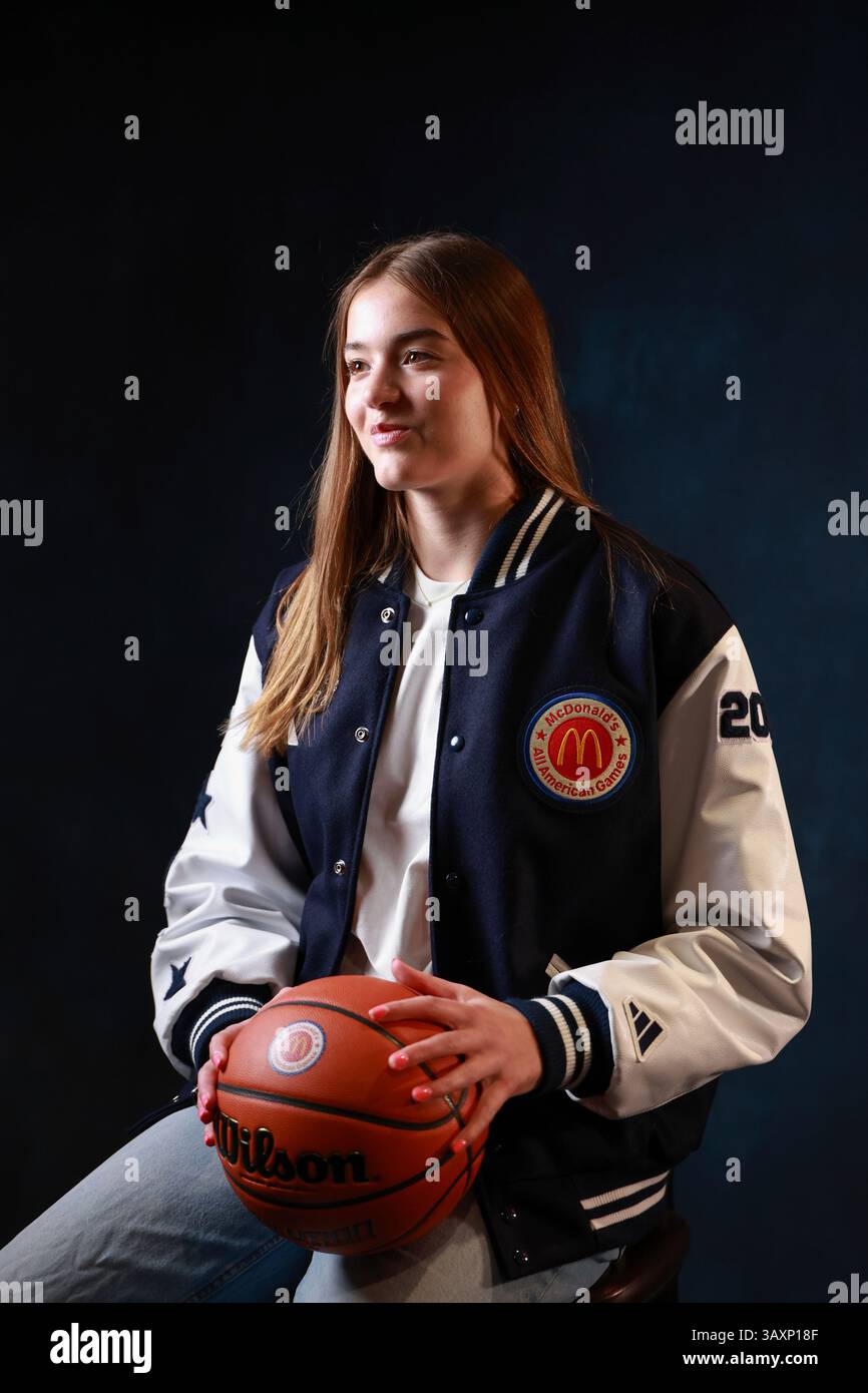 NEW YORK, NY - MARCH 30: McDonalds High School All American Alexandra ...