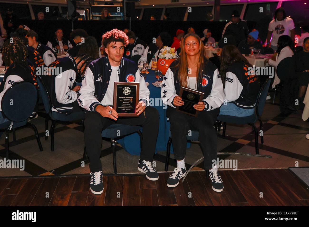 NEW YORK, NY - MARCH 30: From left to right McDonalds High School All ...