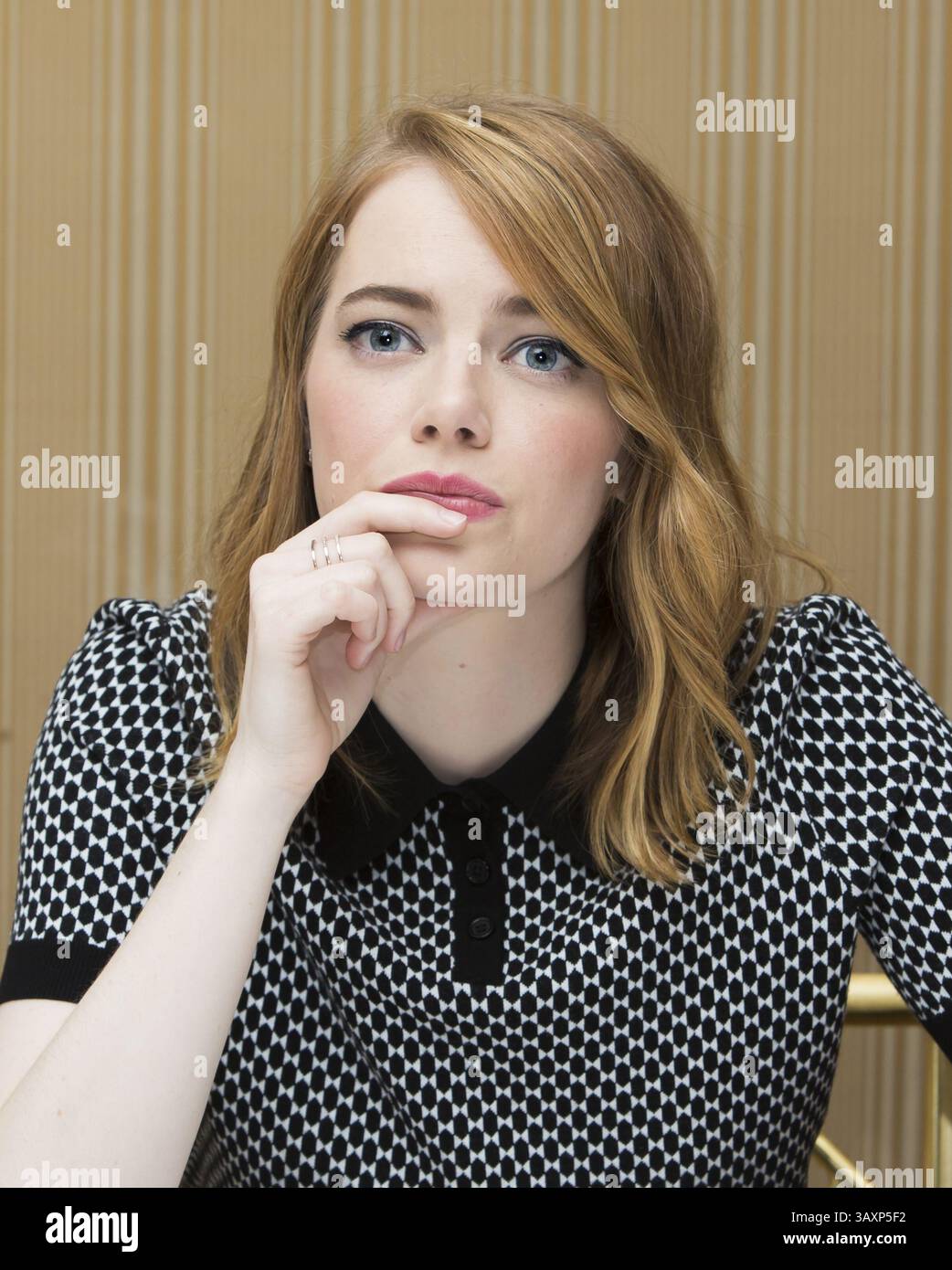 July 8, 2015 - Hollywood, California, U.S. - EMMA STONE promotes ...