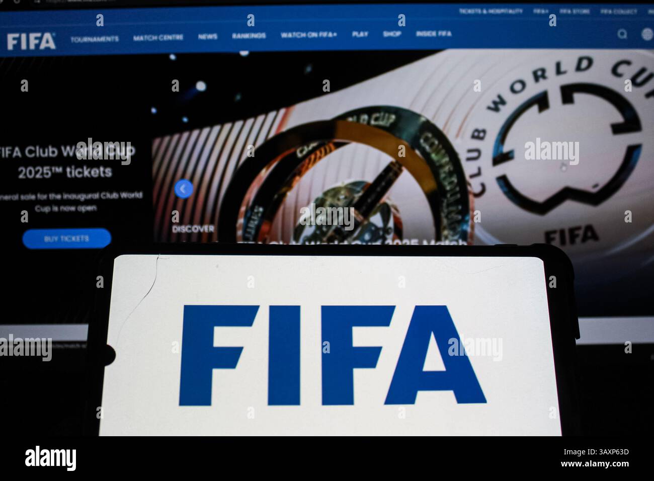 Indonesia. 21st Dec, 2024. In this photo illustration, a mobile phone ...