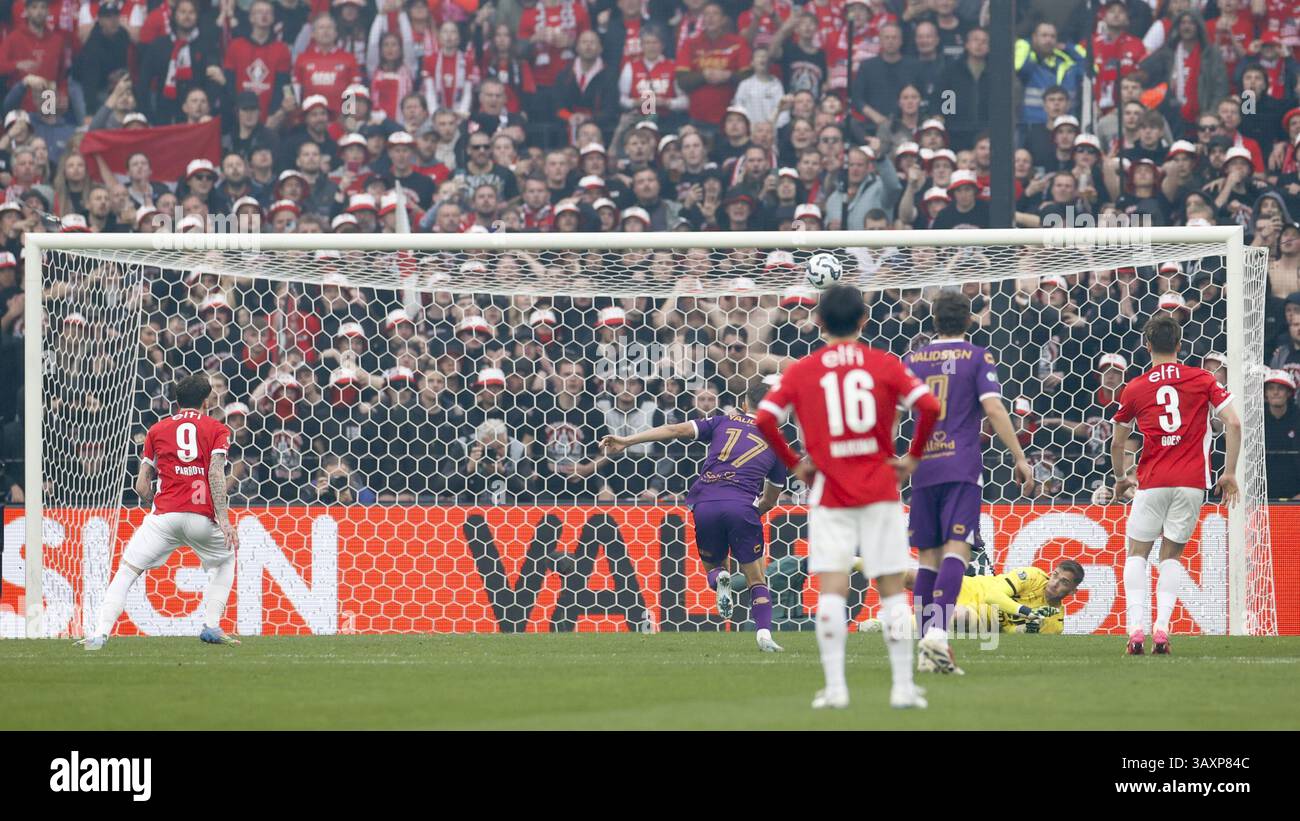Rotterdam, Netherlands. 21st Apr, 2025. ROTTERDAM, 21-04-2025, Stadium ...