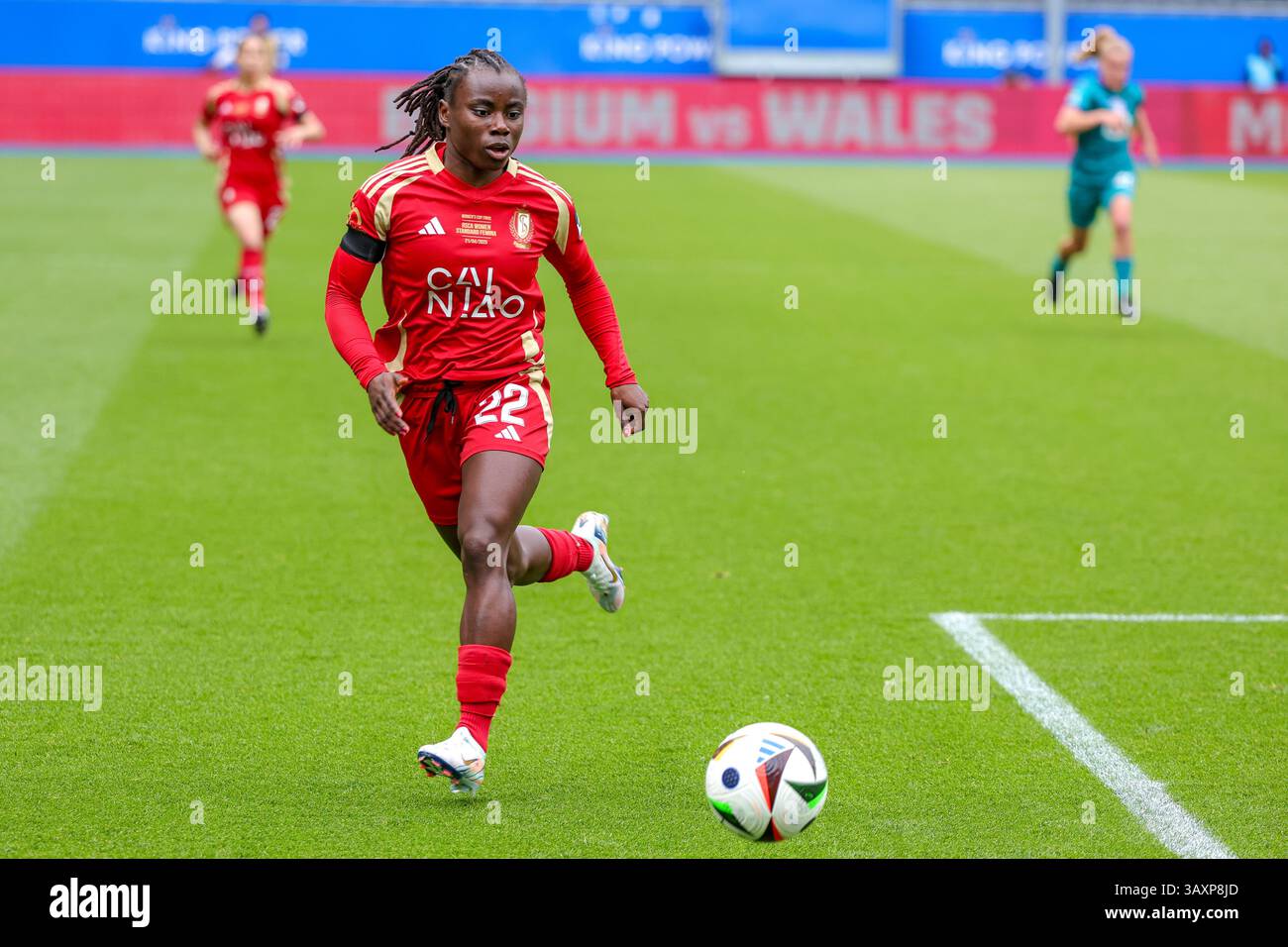 Leuven, Belgium. 21st Apr, 2025. Welma Fon (22) of Standard pictured ...