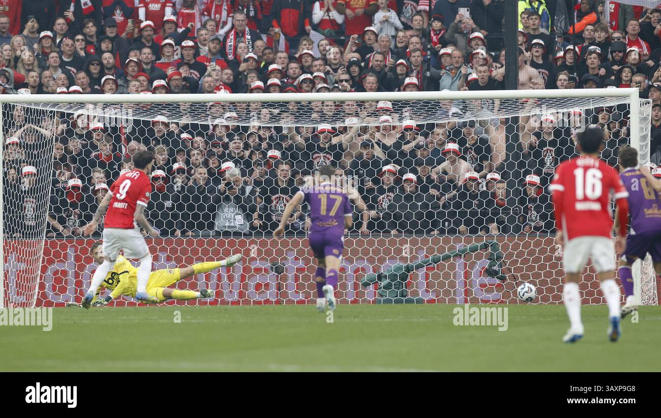 Rotterdam, Netherlands. 21st Apr, 2025. ROTTERDAM, 21-04-2025, Stadium ...
