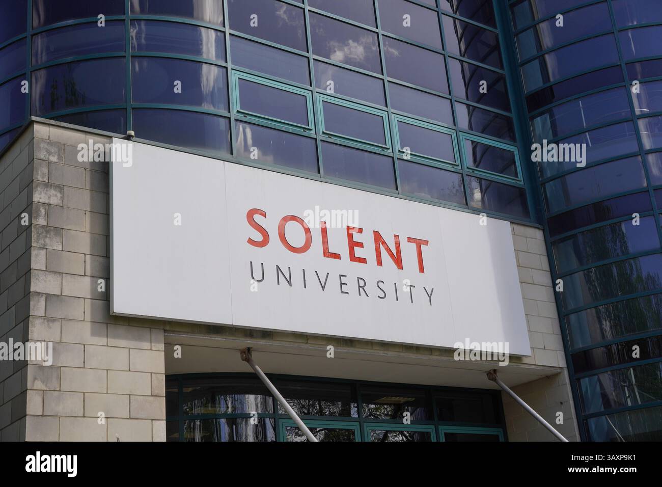 Solent University building signage in city of Southampton, England 16 ...