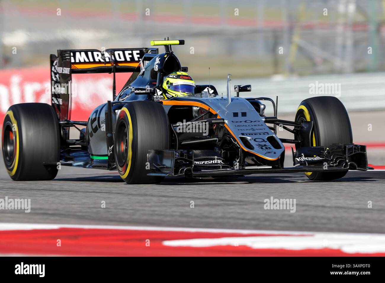 October 22, 2016 - Austin, Texas, U.S - Force India driver Sergio Perez ...