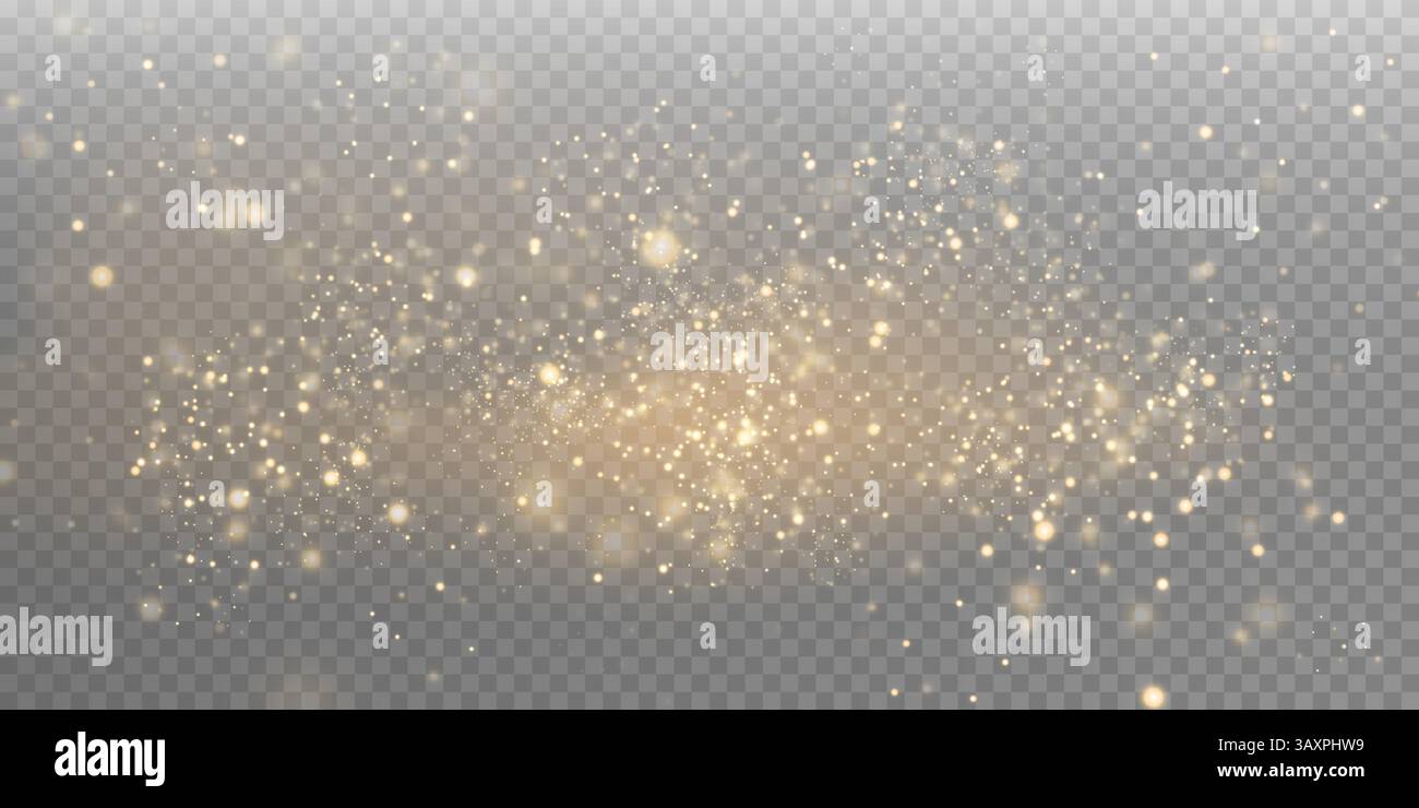 Experience the enchanting Glittering Gold Bokeh Effect that is perfect ...