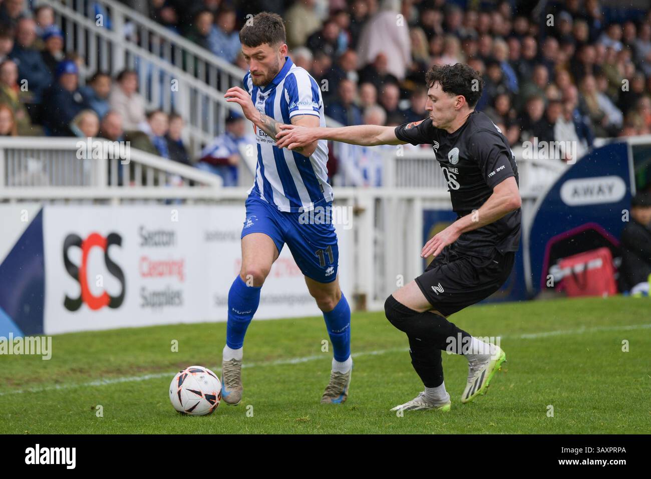 Hartlepool, UK. 21st Apr, 2025. Hartlepool United's Luke Charman during ...