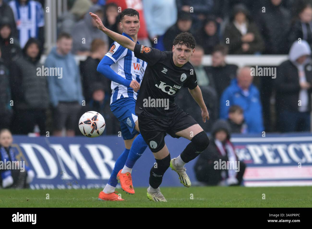 Hartlepool, UK. 21st Apr, 2025. Hartlepool United's Jamie Miley during ...