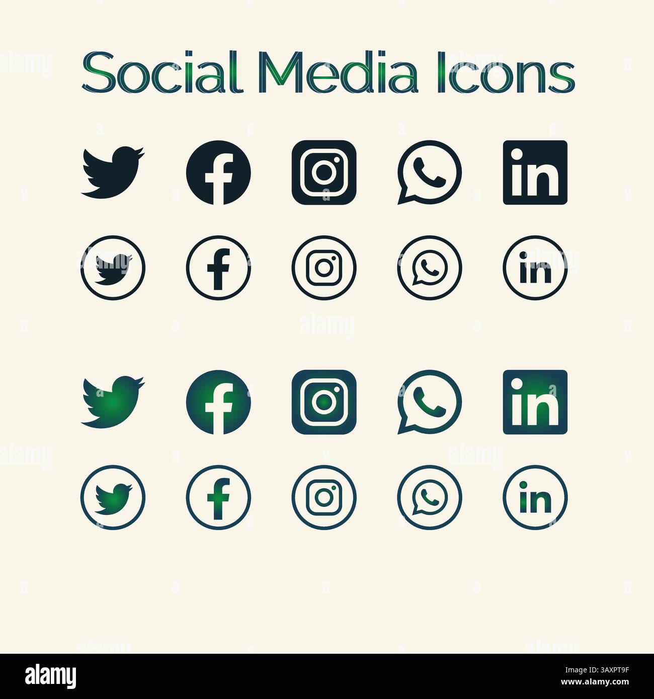 Picture social media Stock Vector Images - Alamy