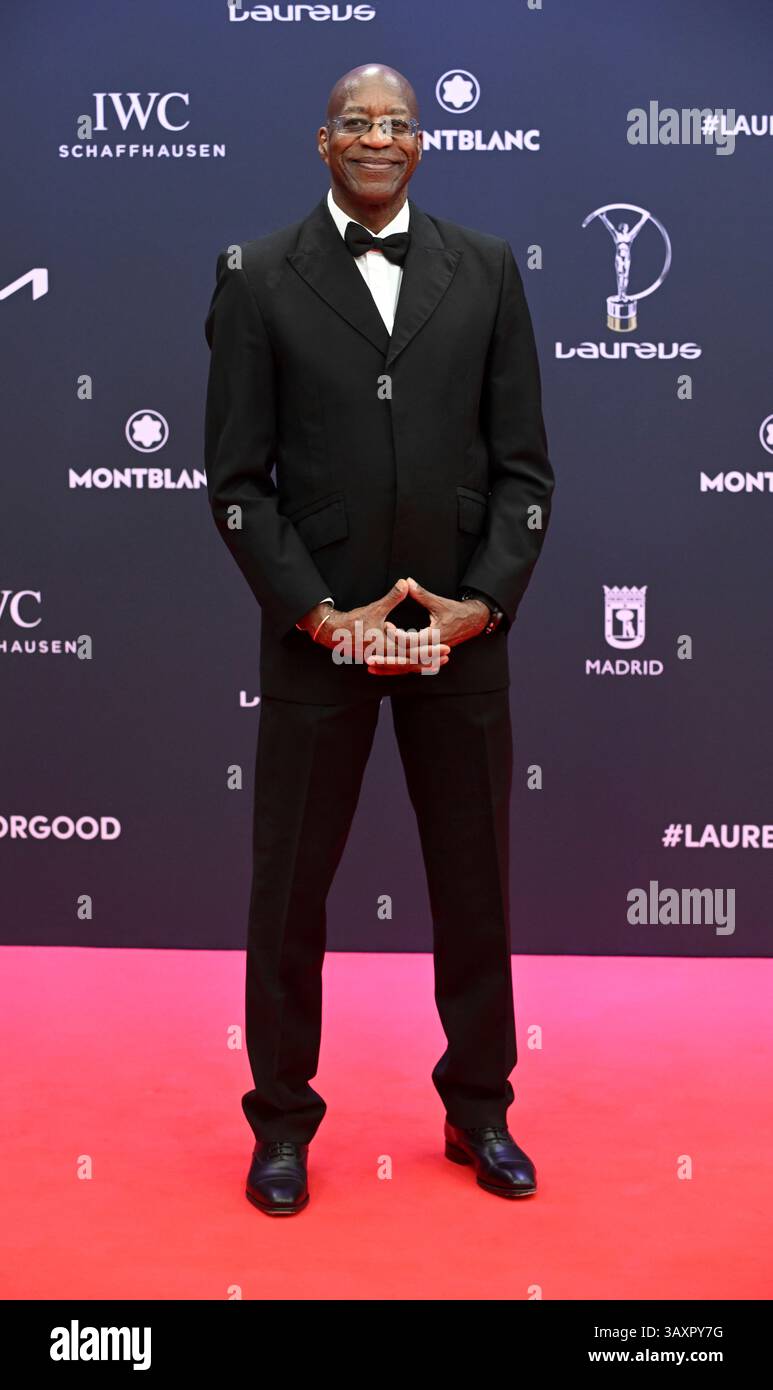 Edwin Moses during the Laureus 2025 Awards ceremony held at the Palacio ...