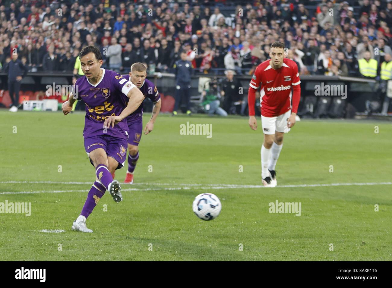 Rotterdam, Netherlands. 21st Apr, 2025. ROTTERDAM, 21-04-2025, Stadium ...