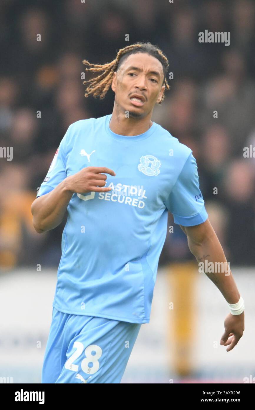 Cambridge on Monday 21st April 2025. Sean Clare (28 Leyton Orient ...