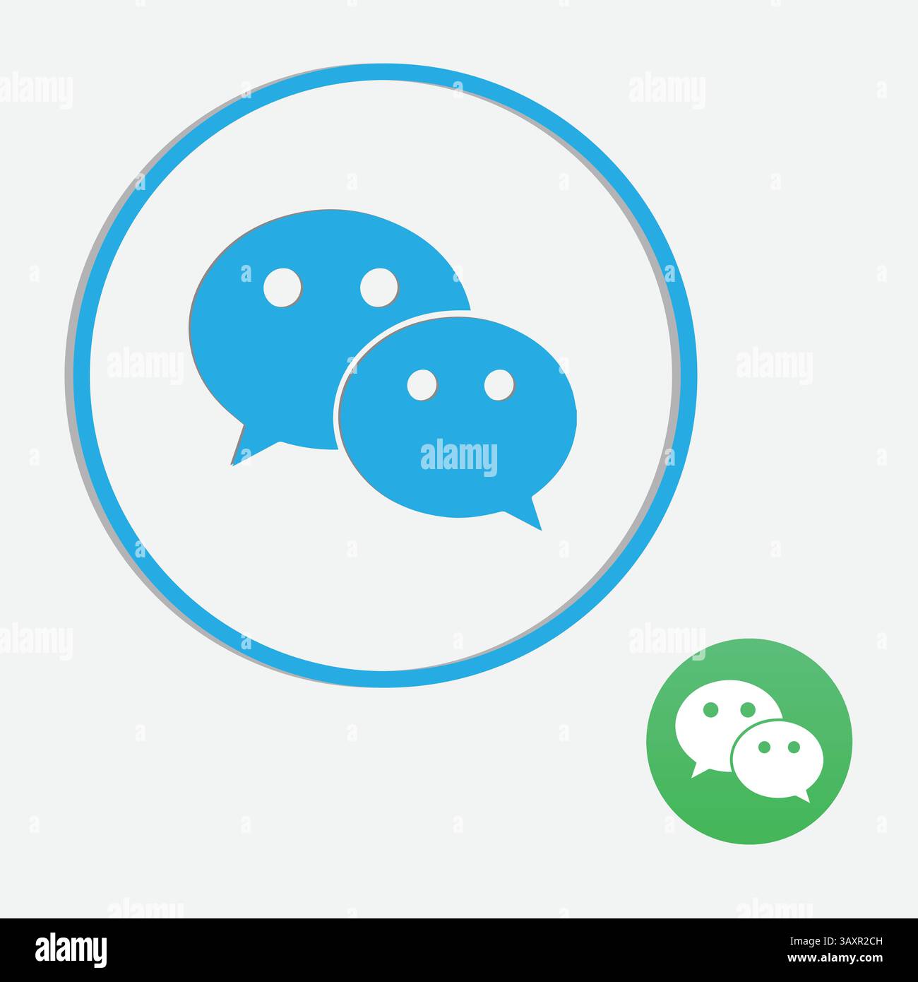 Wechat location icon hi-res stock photography and images - Alamy