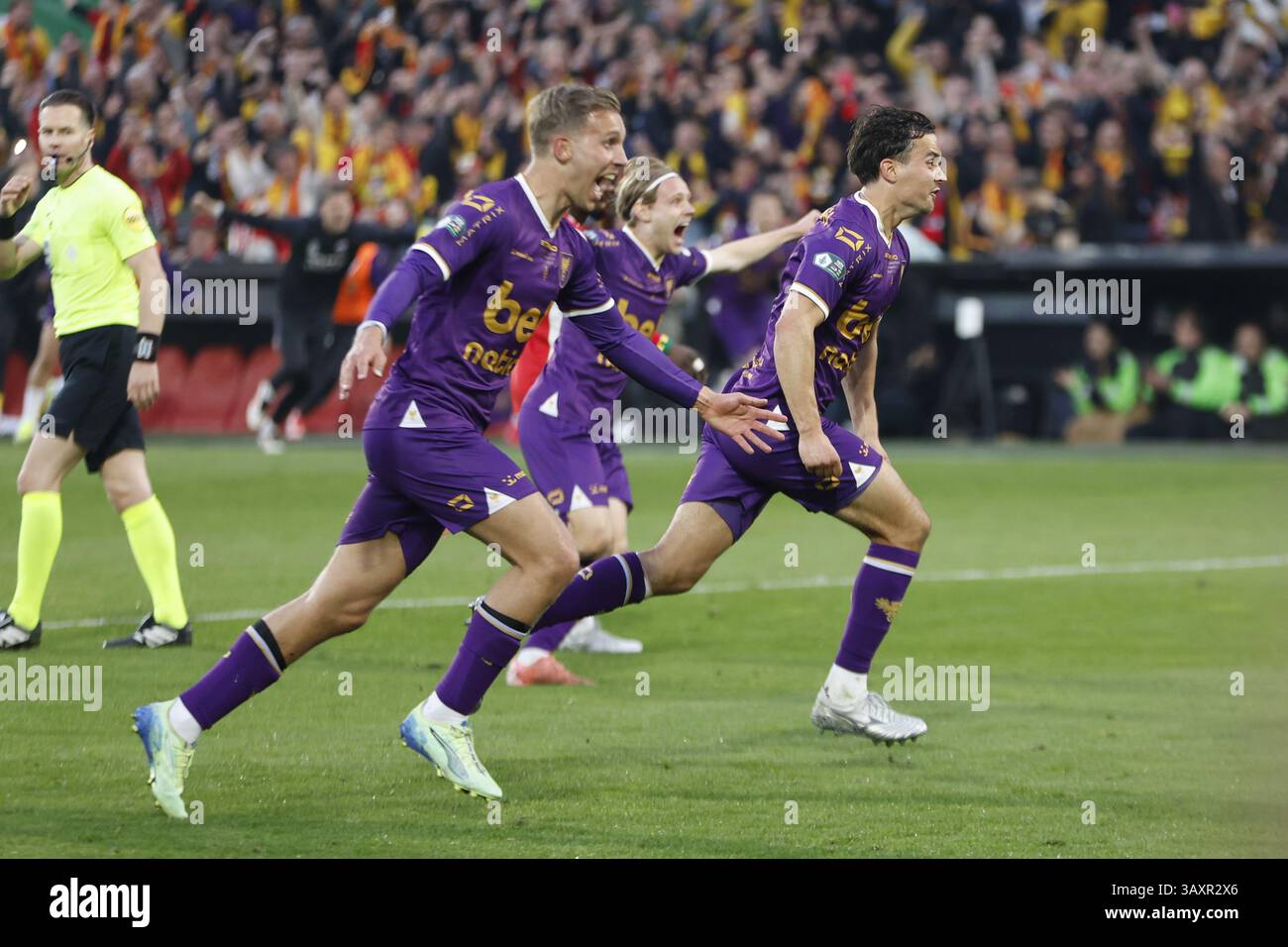 Rotterdam, Netherlands. 21st Apr, 2025. ROTTERDAM, 21-04-2025, Stadium ...