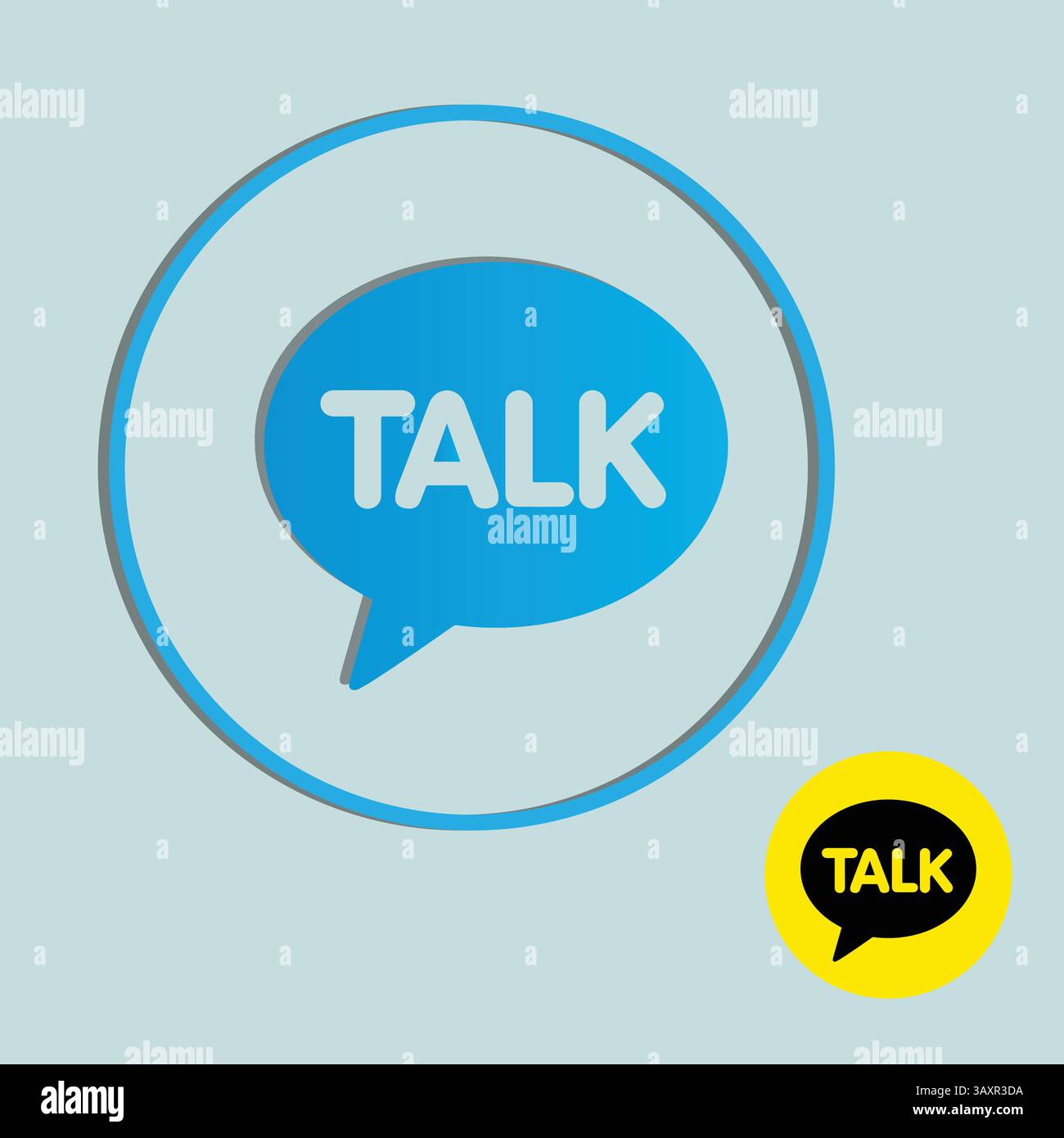 Text based conversation app Stock Vector Images - Alamy
