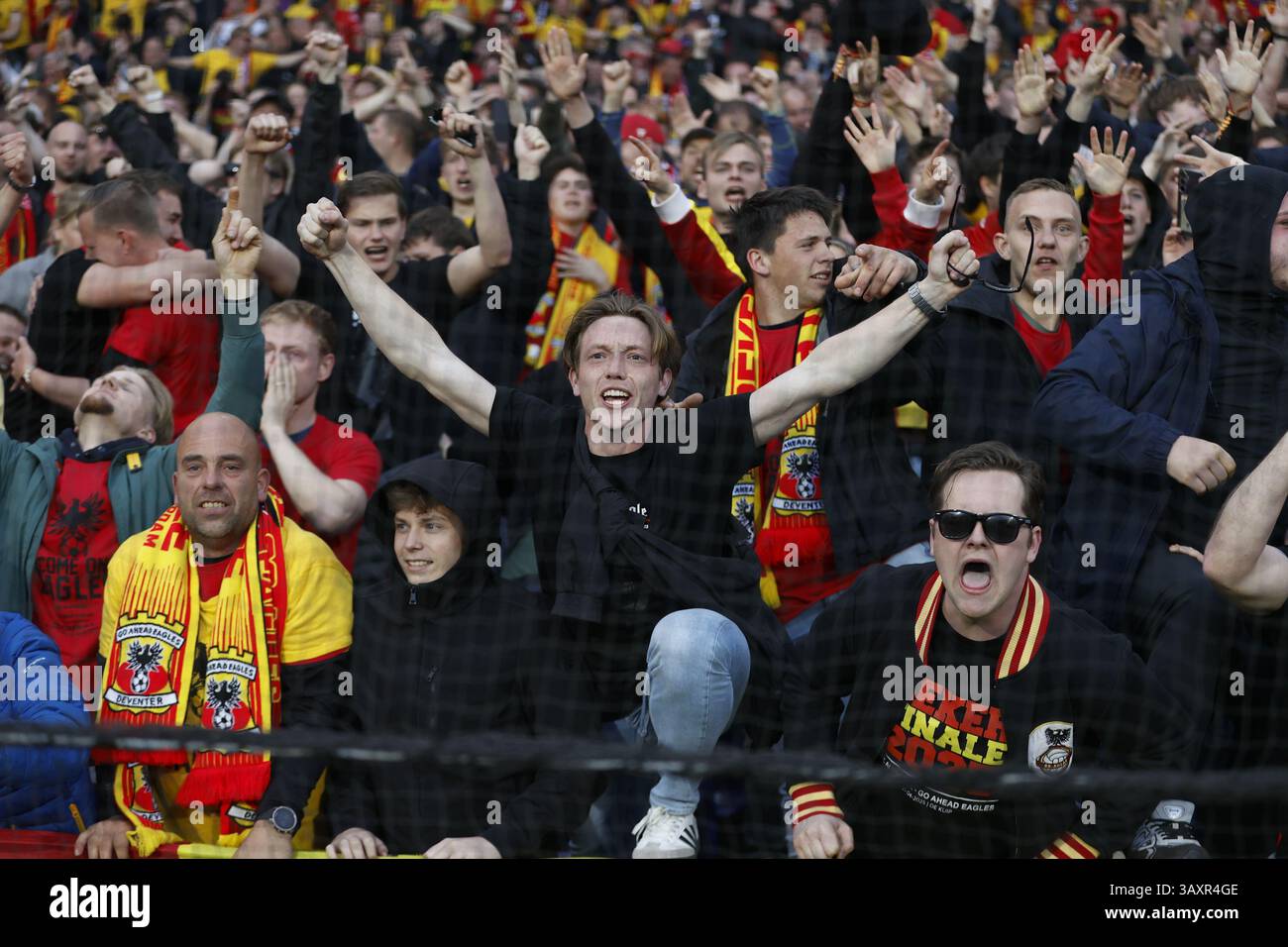 Rotterdam, Netherlands. 21st Apr, 2025. ROTTERDAM, 21-04-2025, Stadium De Kuip, season 2024/2025 ...