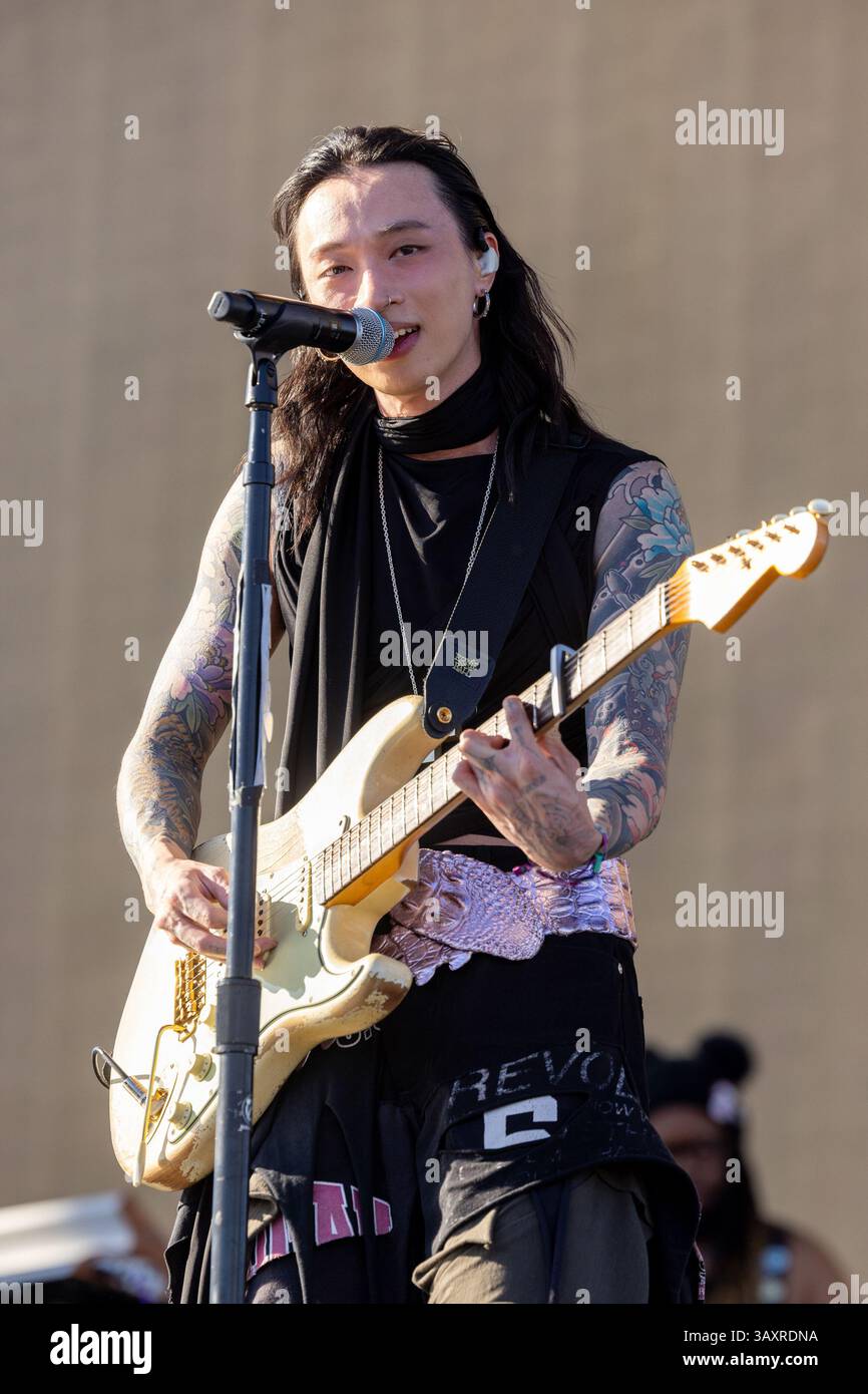 Indio, USA. 20th Apr, 2025. Musician Keshi (Casey Thai Luong) during ...