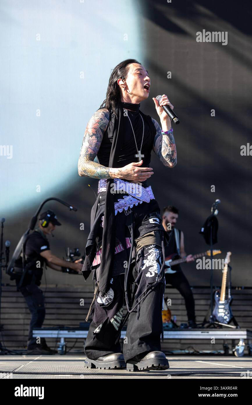 Indio, USA. 20th Apr, 2025. Musician Keshi (Casey Thai Luong) during ...