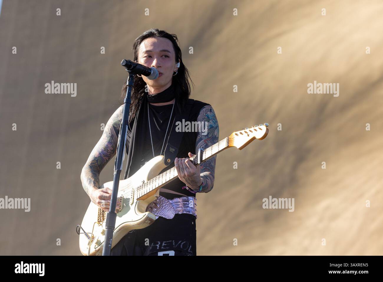 Indio, USA. 20th Apr, 2025. Musician Keshi (Casey Thai Luong) during ...