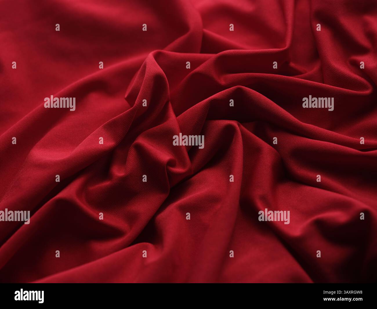A red wrinkled fabric texture background. Close up Stock Photo - Alamy