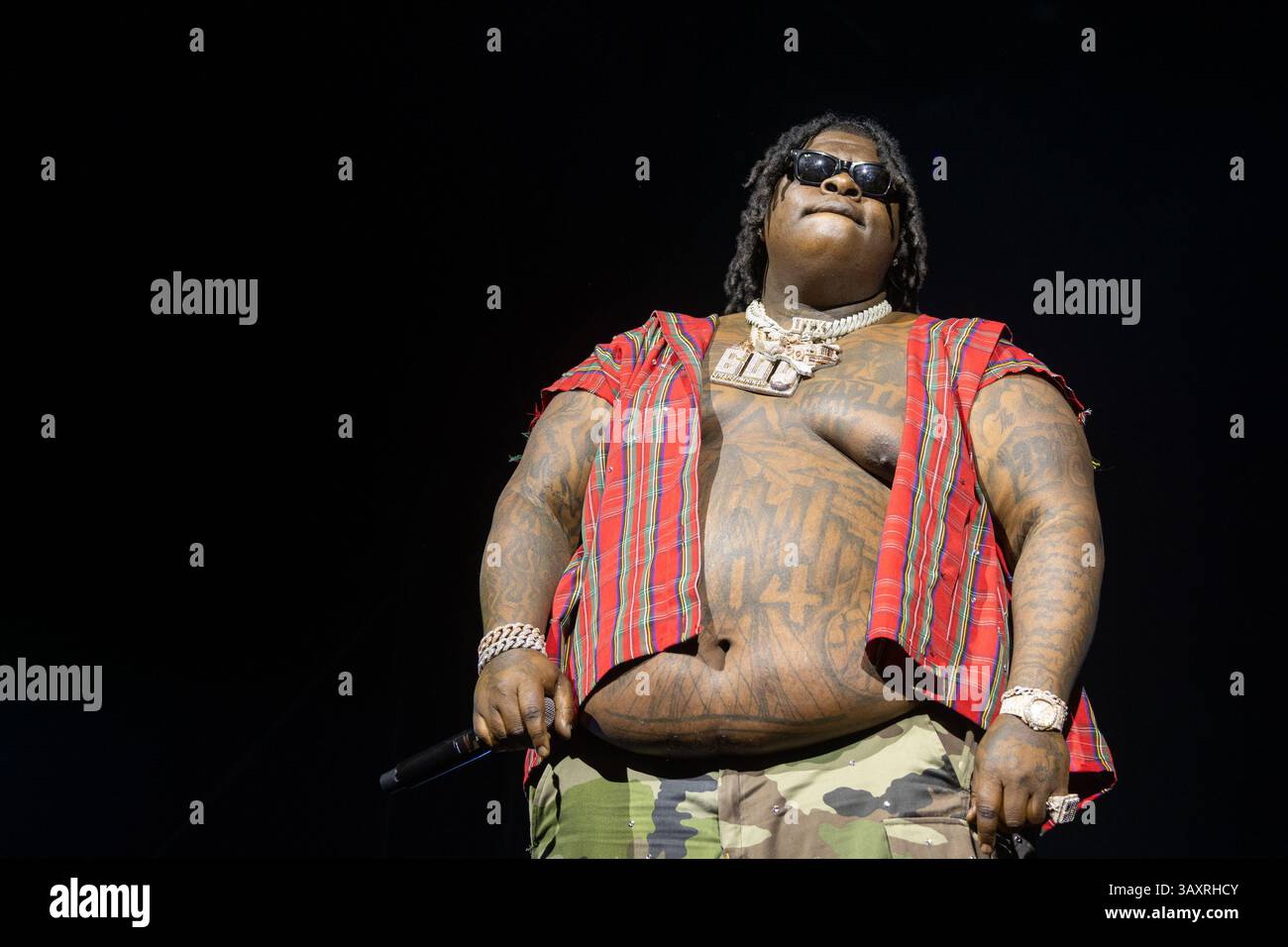 Indio, USA. 20th Apr, 2025. Rapper BigXthaPlug (Xavier Landum) during ...
