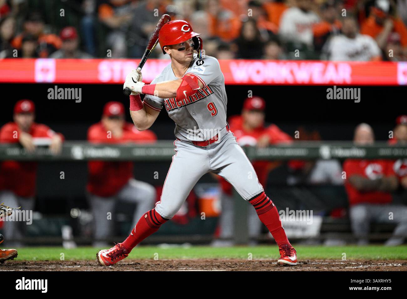 Cincinnati Reds' Matt McLain in action during a baseball game against ...