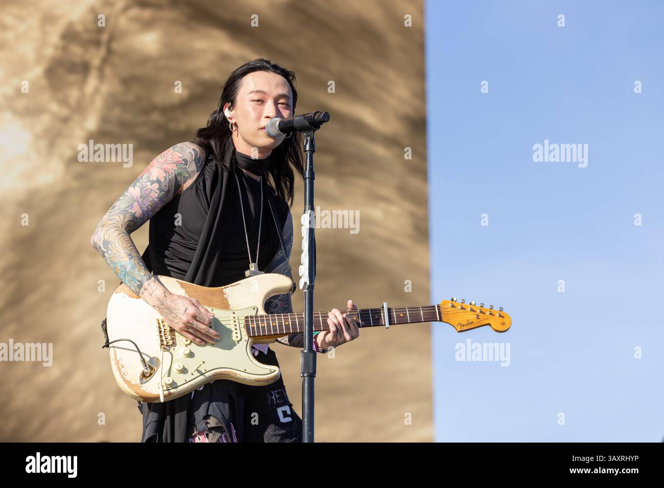 Indio, USA. 20th Apr, 2025. Musician Keshi (Casey Thai Luong) during ...