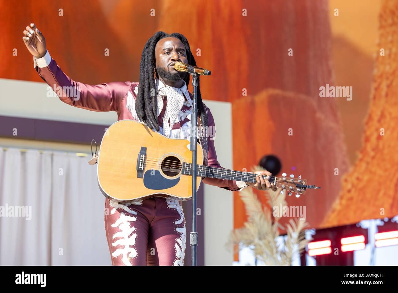 Indio, USA. 20th Apr, 2025. Shaboozey (Collins Obinna Chibueze) during the Coachella Music ...