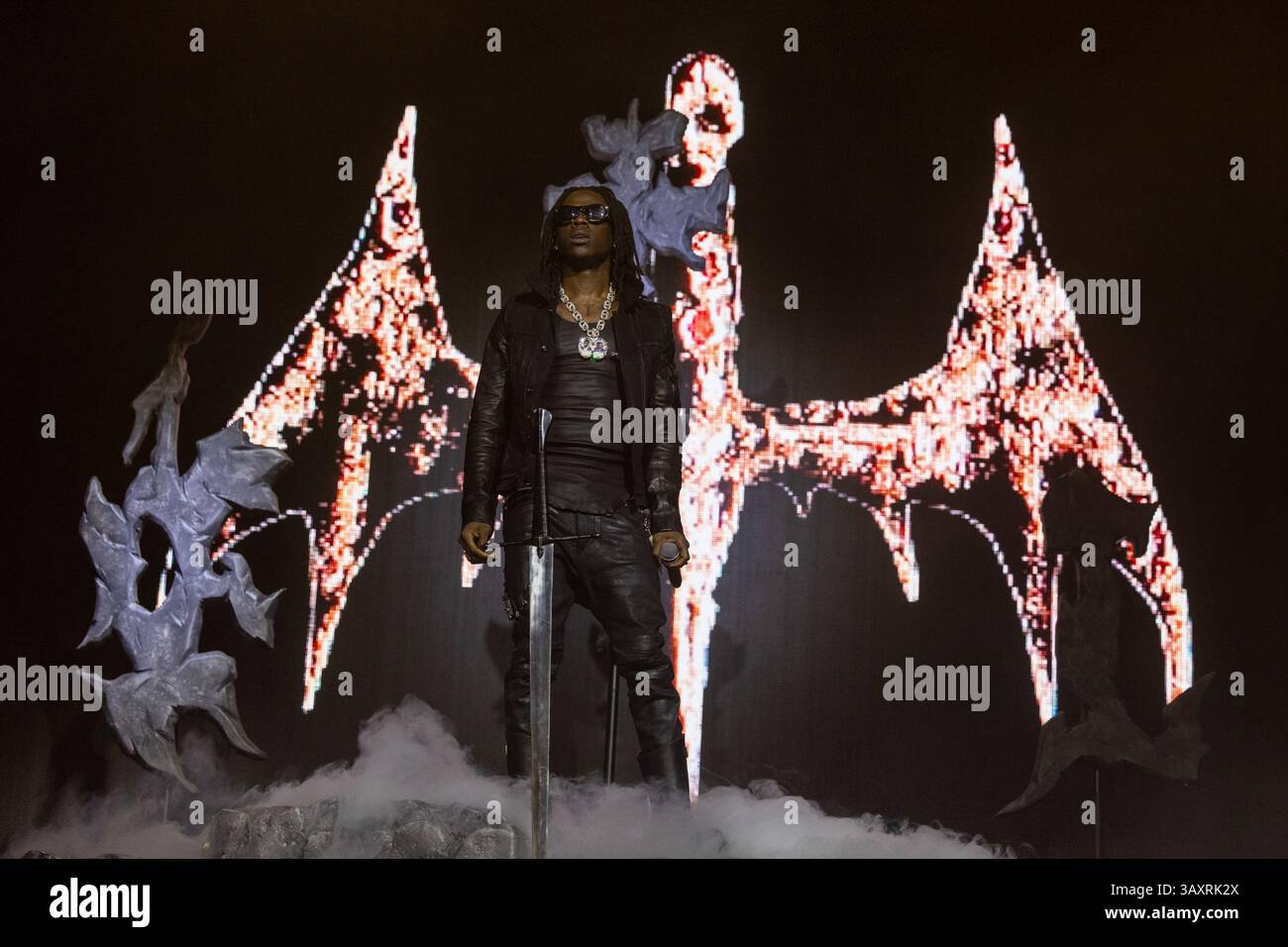 Indio, USA. 20th Apr, 2025. Rapper Rema (Divine Ikubor) during the ...