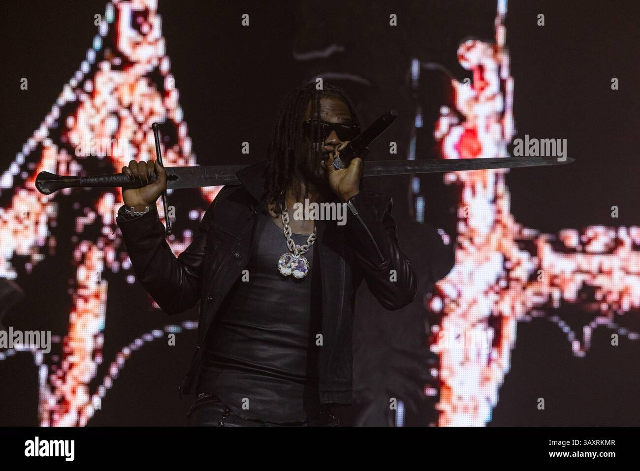 Indio, USA. 20th Apr, 2025. Rapper Rema (Divine Ikubor) during the ...