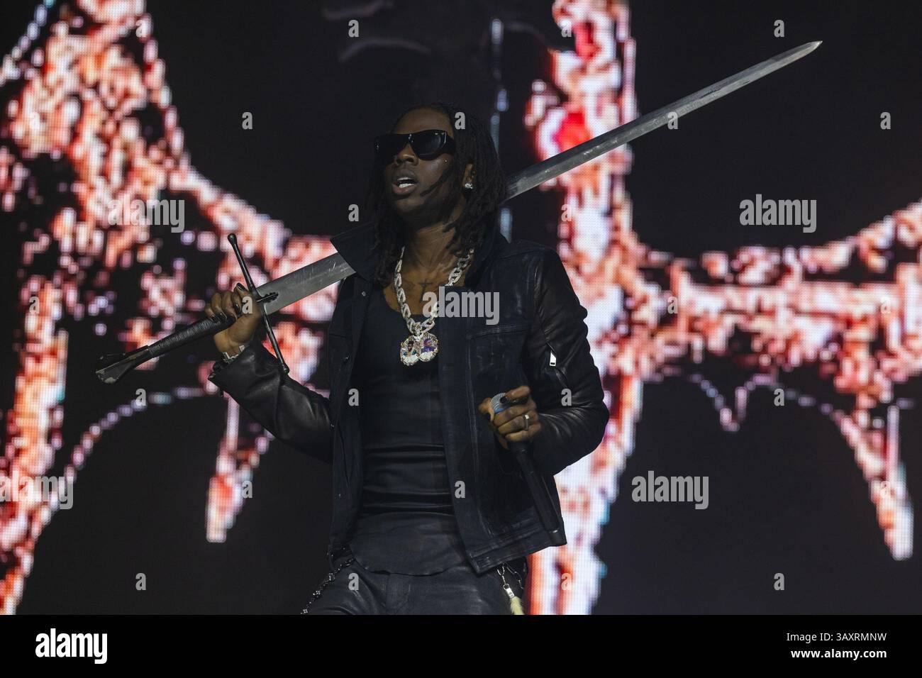 Indio, USA. 20th Apr, 2025. Rapper Rema (Divine Ikubor) during the ...