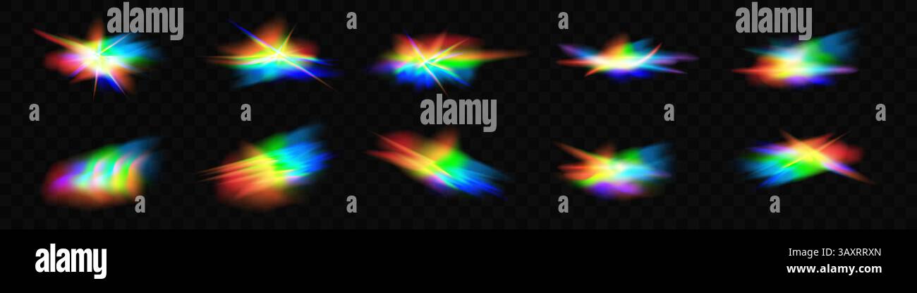 Stunning and Colorful Abstract Light Effects and Glows for Unique and Creative Design Projects ...