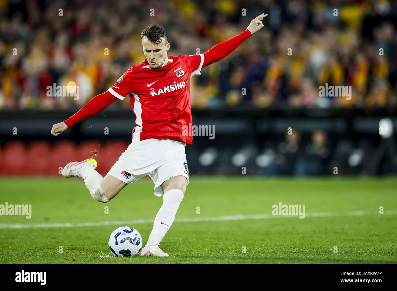 ROTTERDAM - Peer Koopmeiners of AZ Alkmaar during the KNVB Cup final ...