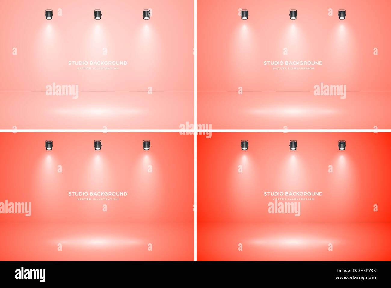 Empty studio abstract background, soft spotlight effect, smooth ...