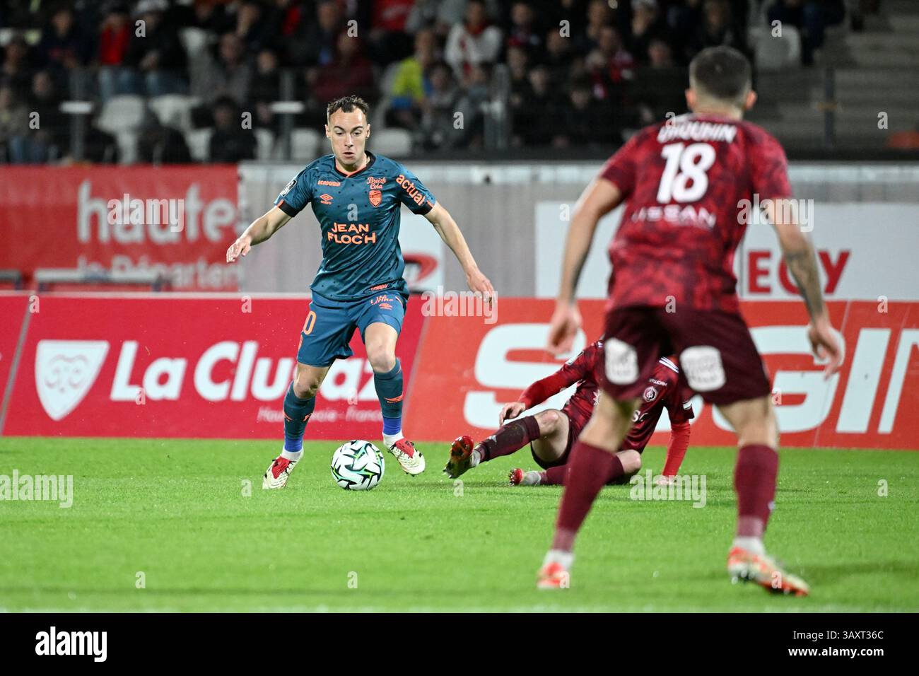 10 Pablo PAGIS (fcl) during the Ligue 2 BKT match between Annecy and ...