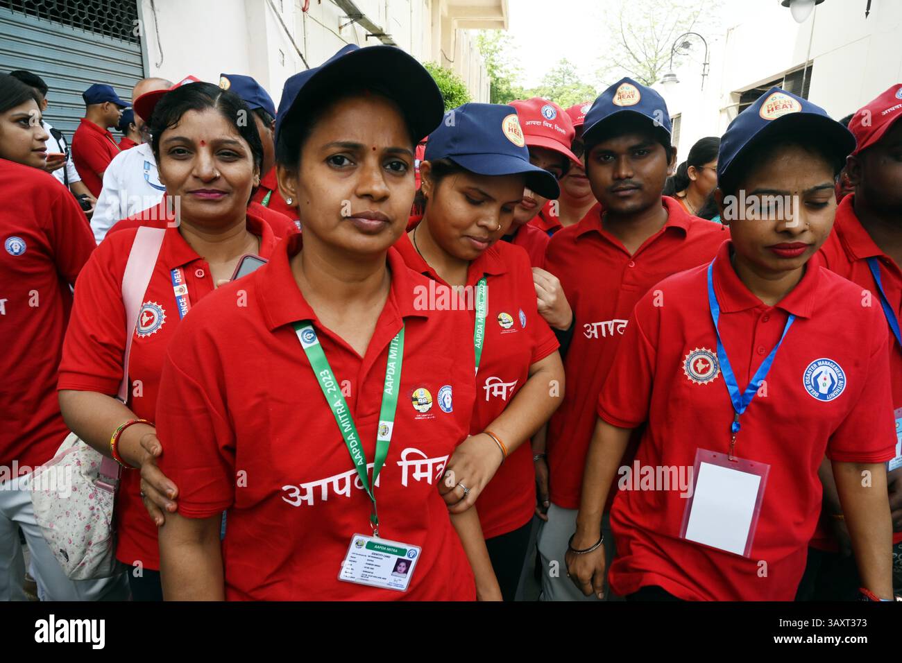NEW DELHI, INDIA - APRIL 21: Members of Aapda Mitra team after Delhi ...