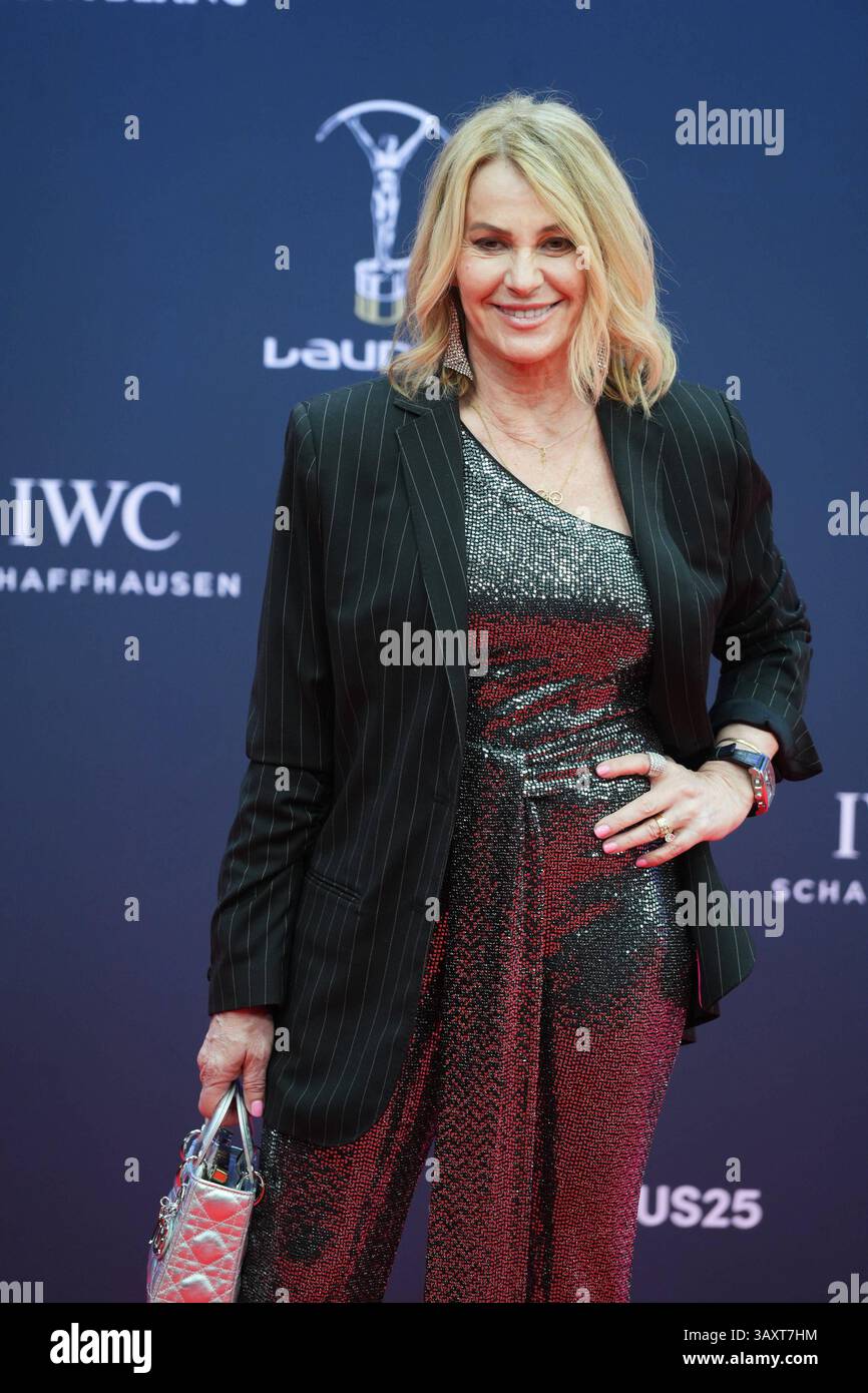 Madrid, Spain. 21st Apr, 2025. Nadia Comaneci at photocall for Laureus ...