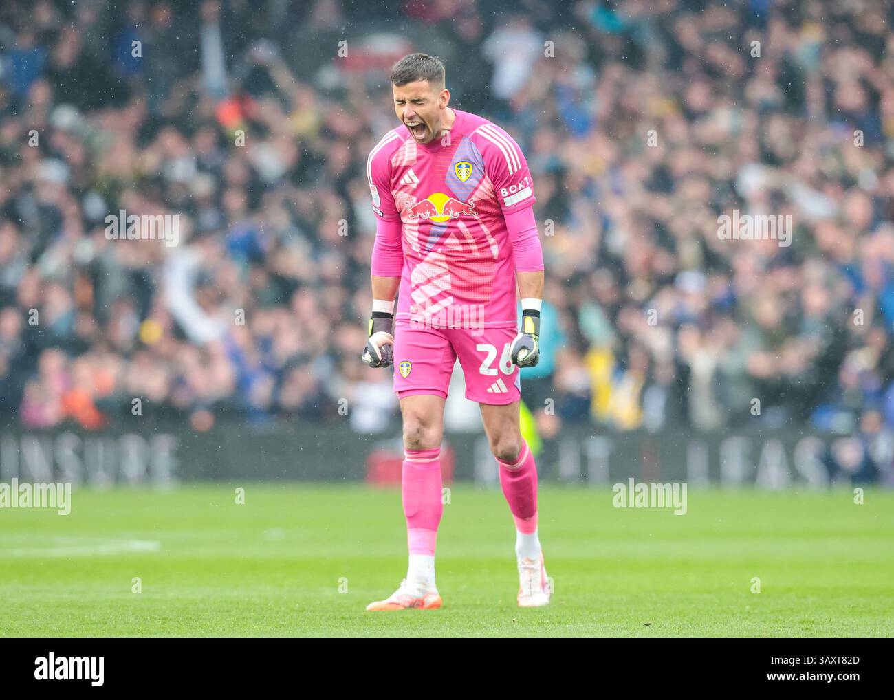 Leeds, UK. 21st Apr, 2025. Karl Darlow Leeds United Goalkeeper ...
