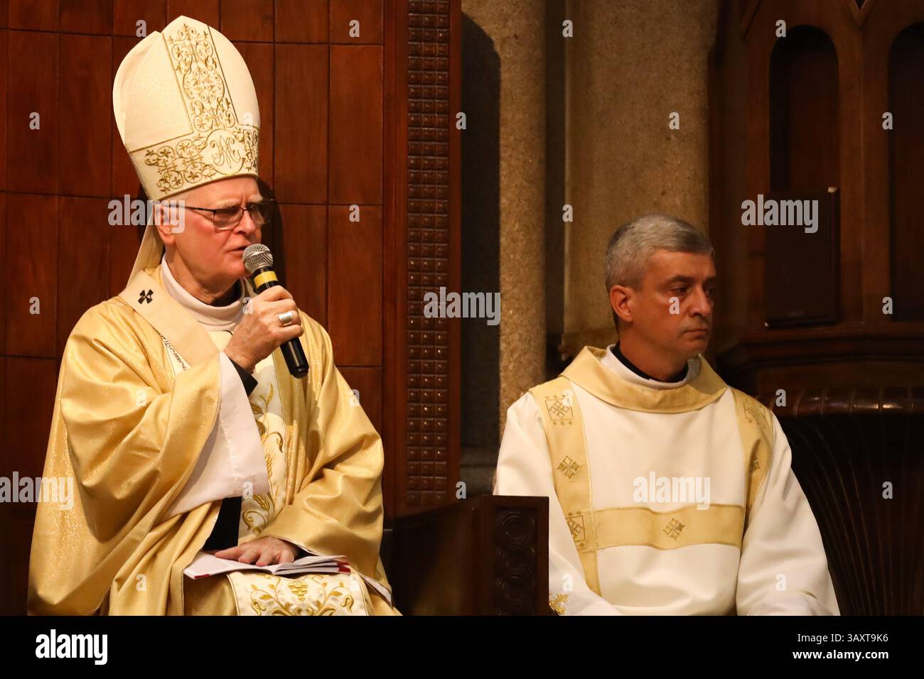 Mass in honor of Pope Francis, celebrated by Cardinal Odilo Pedro ...